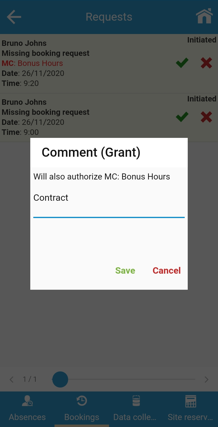 Manage Requests in Astrow Mobile